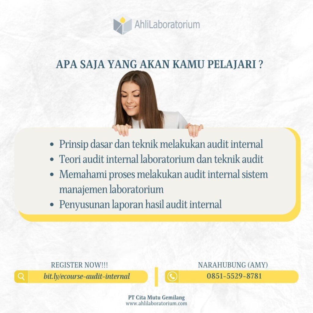 Audit Internal Sistem Manajemen Laboratorium ISO 17025:2017 Berbasiskan ...