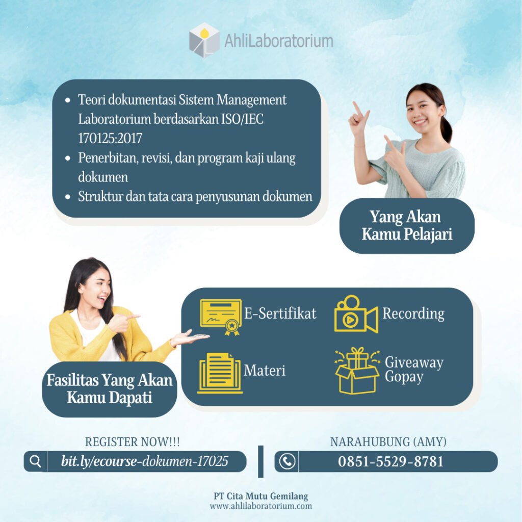 Penyusunan Dokumentasi Sistem Manajemen Lab yang Efektif (Ecourse)