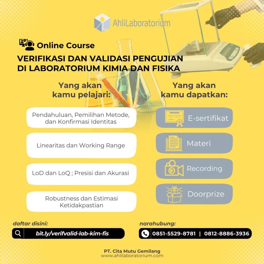 Verifikasi dan Validasi Pengujian di Laboratorium Kimia dan Fisika ...